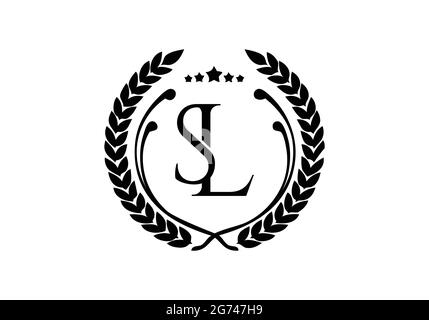 SL Logo Design Stock Vector Image & Art - Alamy