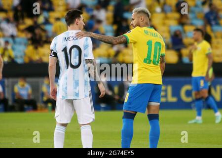 Neymar jr of Brazil during the Copa America 2021, quarter final ...