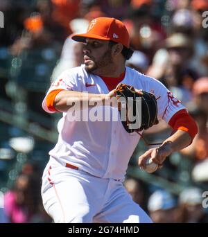 Washington Nationals relief pitcher Jose Ferrer (47) in action during a ...