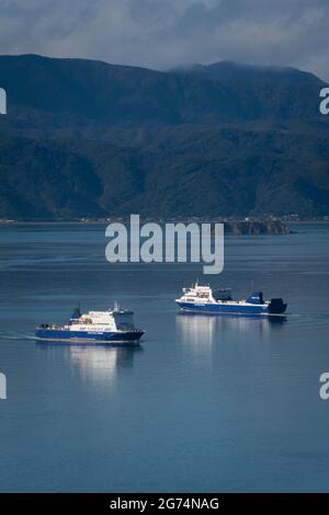 Bluebridge Cook Strait Ferries, "Strait Feronia" and "Straitsman" in ...