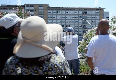 Rome, Italy. 11th July, 2021. July 11, 2021 : Pope Francis leads the ...