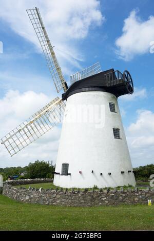 The Melin Llynon Windmill, which is the only surviving fully restored ...
