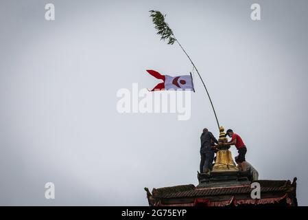 Nyatapola Temple, built in 1702, tallest temple in Kathmandu valley ...