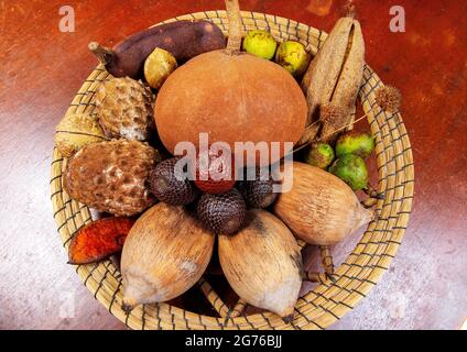 Exotic fruits from the brazilian cerrado at Jalapão, Tocantins estate ...