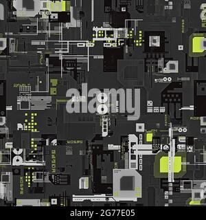 Illustration of computer chip texture - great for a background Stock ...