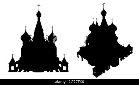 Orthodox christian isometric background with church symbols vector illustration Stock Vector ...
