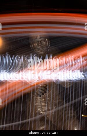 Jim Brown Statue in Cleveland Ohio Stock Photo - Alamy