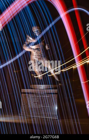 Jim Brown Statue in Cleveland Ohio Stock Photo - Alamy