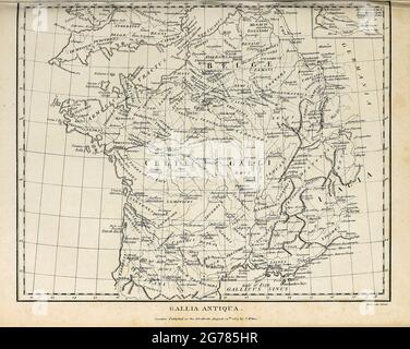Map of Gaul Stock Photo - Alamy