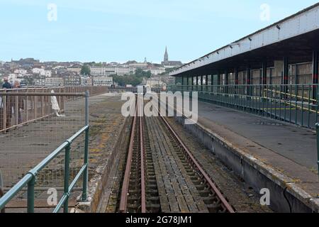 Ryde Esplanade Railway Station, Isle of Wight, England, UKI Stock Photo ...