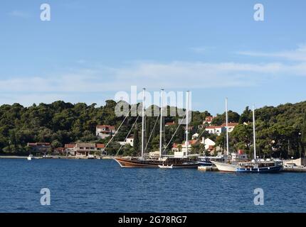 Zaton village, Dubrovnik Riviera, Croatia Stock Photo - Alamy