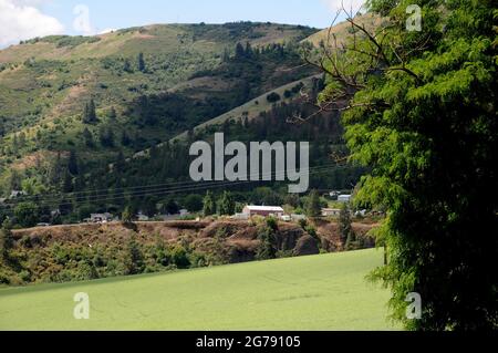 juliaetta /Latah county /Idaho 24 June 2018 Business and agriculture ...