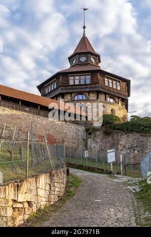 Tower Castle Esslingen Stock Photo - Alamy