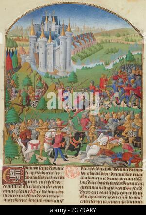Battle of Auray (29 September 1364). War of the Breton Succession (1341 ...