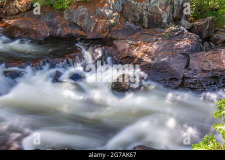 Marble Rapids Apsley Ontario Canada in summer Stock Photo - Alamy