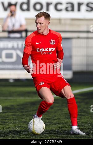 Connah's Quay Nomads' Declan Poole during the UEFA Champions League ...