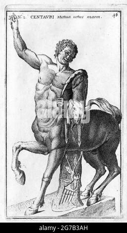 Ein Kentaur, Centaurus, Centauri, Zentaur, ein Mischwesen der ...