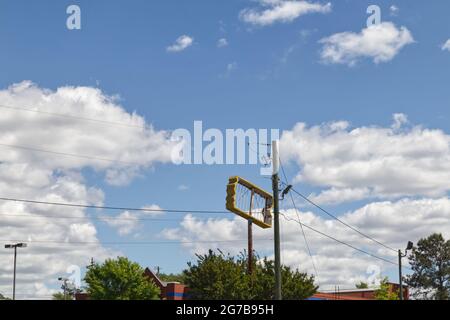Blockbuster Video Sign USA Stock Photo - Alamy