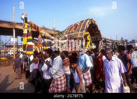 Masi Magam festival at Puducherry; Pondicherry, Union territory of ...