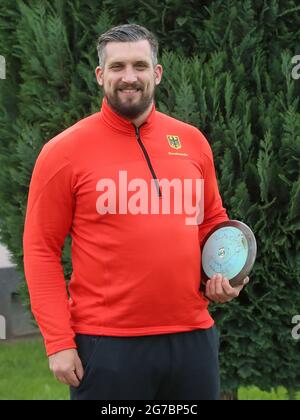 German Discus Thrower David Wrobel SC Magdeburg At The Schönebecker ...