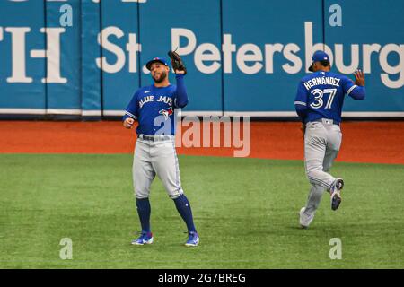 Toronto Blue Jays' George Springer (4) plays during a baseball game ...
