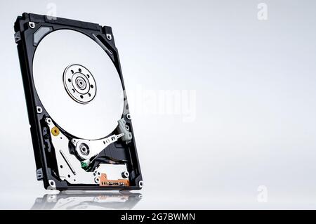 PC computers computer inside disc open surface hard data informations ...