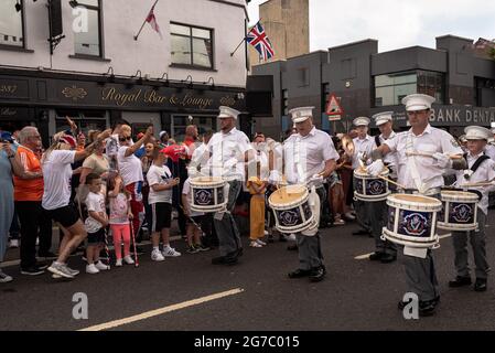 A band during the Battle of Drums at the Summer Carnival on Rotterdam's ...