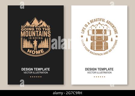 Life is a beautiful adventure patch. Vector. Concept for shirt or logo ...