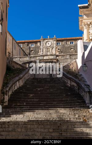 Jesuits staircase, the grand staircase that leads from Gundulic Square ...