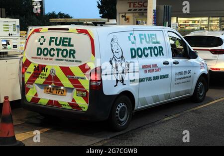 Fuel Doctor, vehicle, emergency fuel drain, service, filling station ...