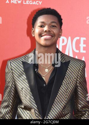 Cedric Joe at the world premiere of "Space Jam: A New Legacy" held at ...