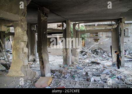 May 6, 2021, Al-Maghazi, The Gaza Strip, Palestine: Palestinian girls ...