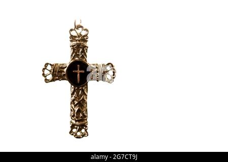 Cross of St Cyprian of Antioch Stock Photo - Alamy
