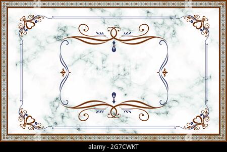 Carpet Tiles 3d Design Floor Stock Photo - Alamy