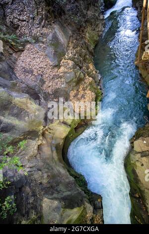 Banias river at north of Israel, flowing over rocks Stock Photo - Alamy