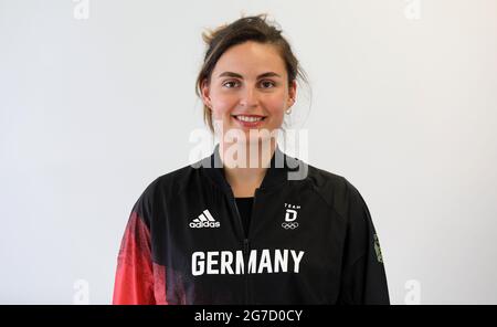 Discus Thrower Marike Steinacker Stock Photo - Alamy