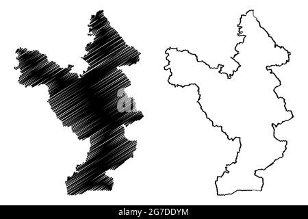 Helmstedt district (Federal Republic of Germany, rural district, State ...