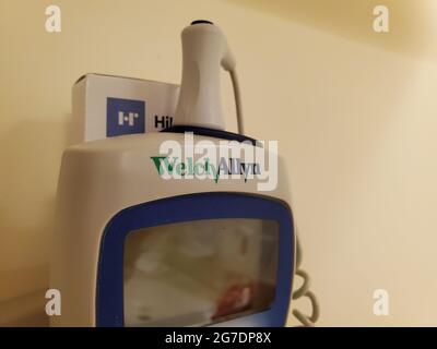 Welch Allyn medical equipment in hospital, Toronto, Canada Stock Photo ...