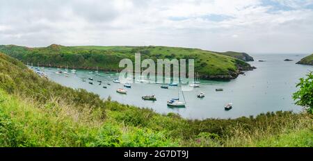 Inlet and River Solva, Solva, St. Bride's Bay, Pembrokeshire, Wales ...