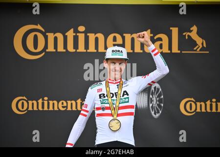 France, Tuesday 13th July, 2021. c118 RUTSCH Jonas of EF EDUCATION ...