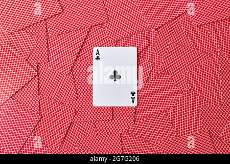 background made of playing cards top down view Stock Photo - Alamy