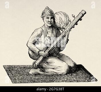 Vina - Indian Instrument Stock Photo - Alamy