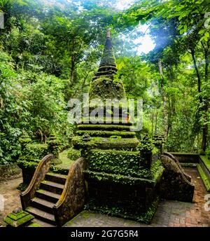 Namtok Phlio National Park, ancient pagoda and waterfall in Chanthaburi ...