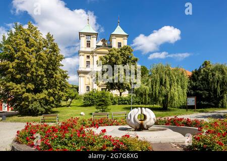 Kostel sv. Michaela archanděla, město Litvínov, Severní Čechy, Česká ...