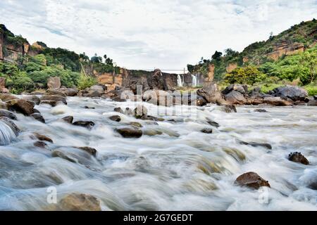Gokak waterfalls Ghataprabha River Belgaum at Karnataka India Asia ...