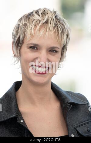 Cannes, France. July 14, 2021, Director Valerie Lemercier and Sylvain ...
