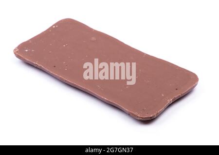 Whole rectangular chocolate bar isolated on white background Stock ...