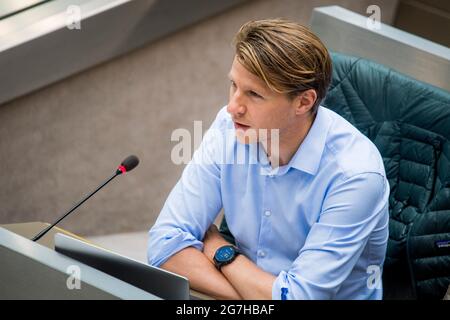 N-VA's Axel Ronse pictured during a plenary session of the Chamber at ...
