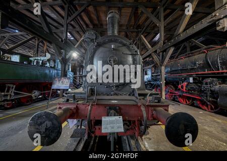 Old steam engine TP2 locomotive from 1906 Jaworzyna Slaska Depot Lower ...