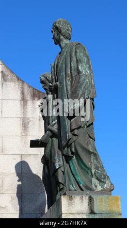Monument to assassinated ex Spanish Prime Minister Luis Carrero Blanco ...
